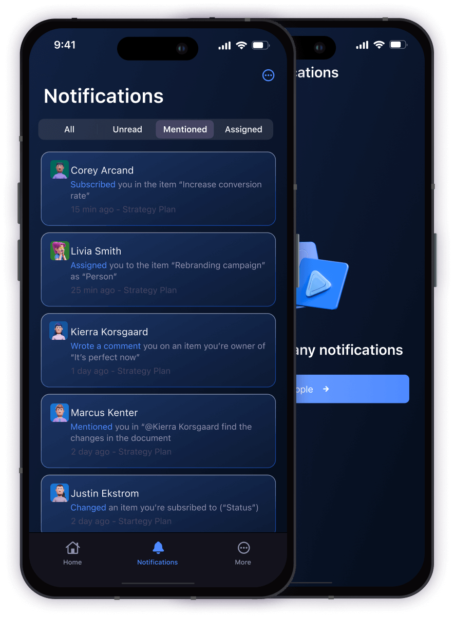 Stay on top of activities and never miss a thing - Plaky™