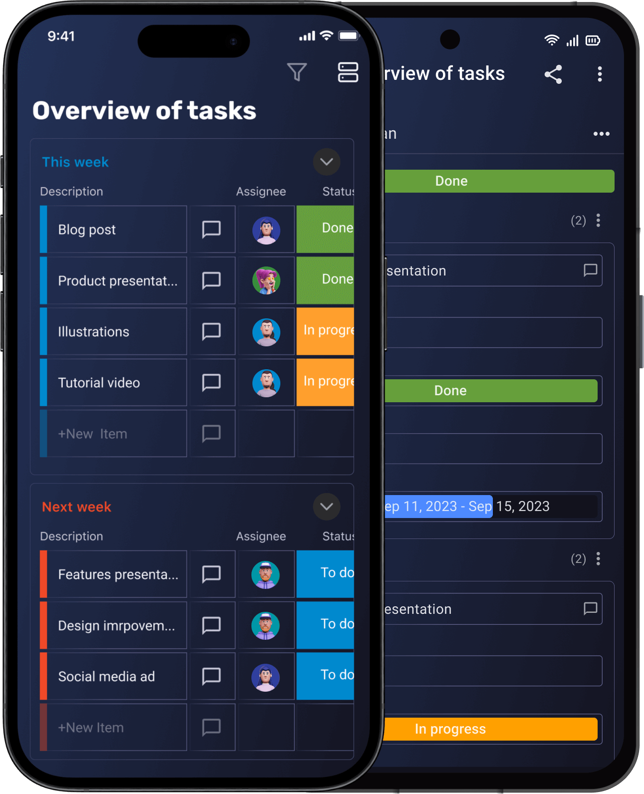 Plaky™ - Project Management Features