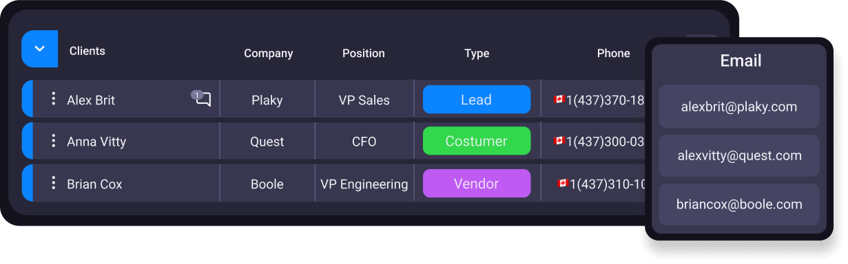 CRM project management software - Plaky