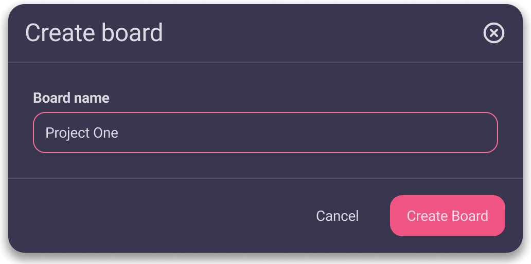 A single board for the organization of an entire project - Plaky™
