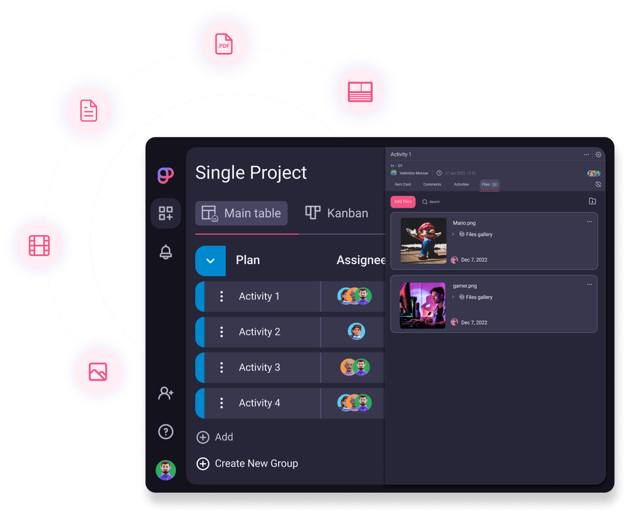 Sharing files & documents in one place - Plaky™