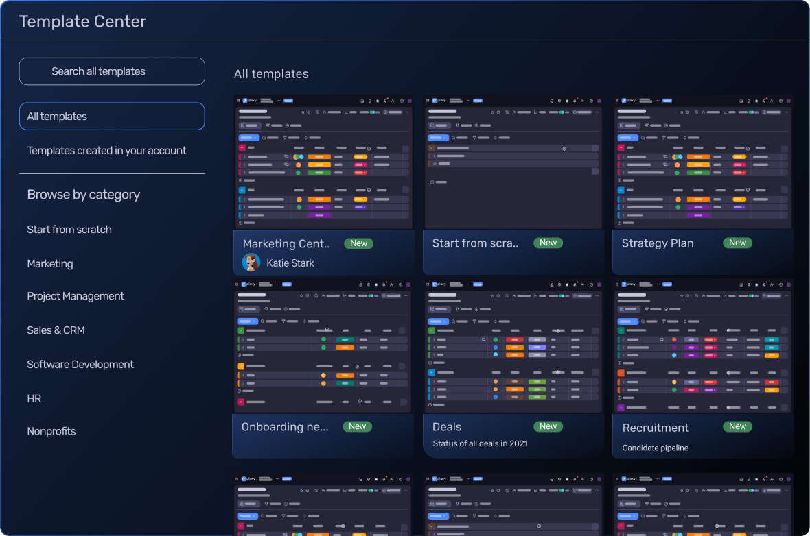 Board templates - Plaky™
