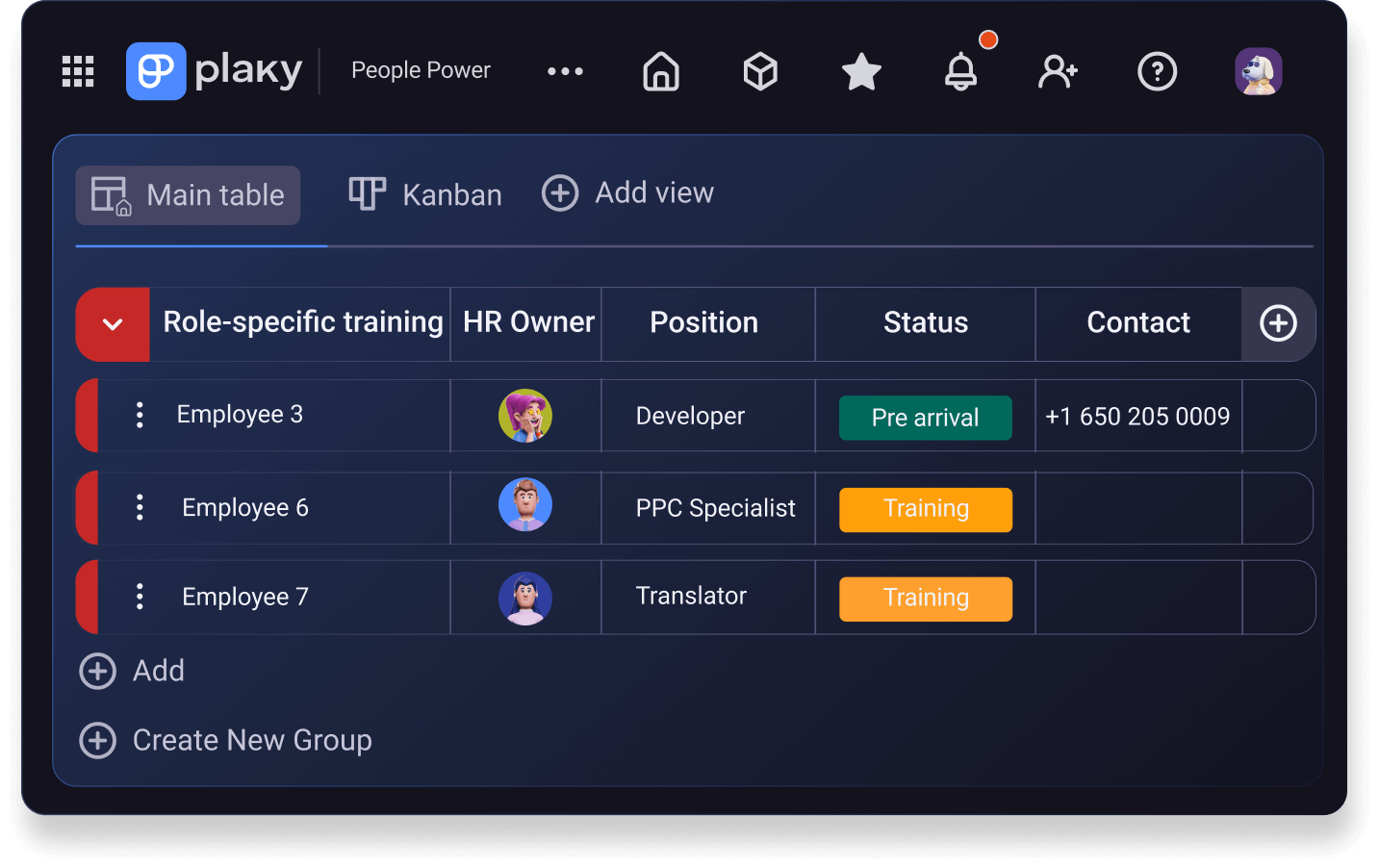 HR Project Management Software - Plaky™