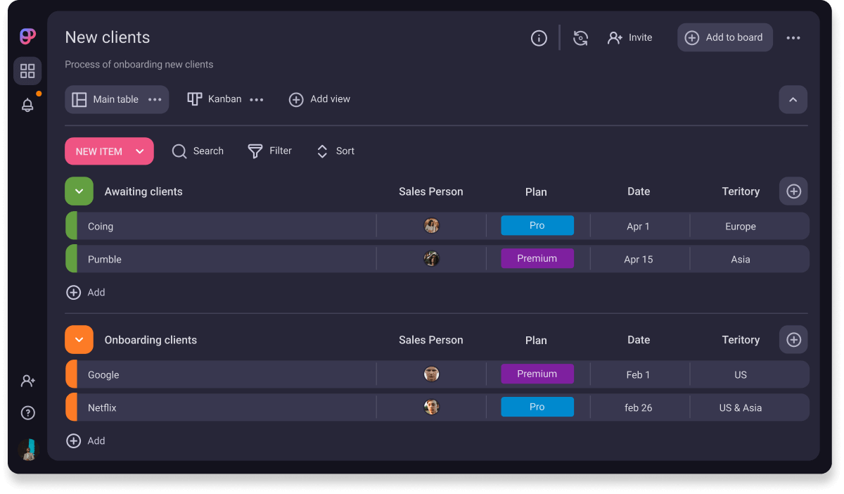 Sales Management Software - Plaky