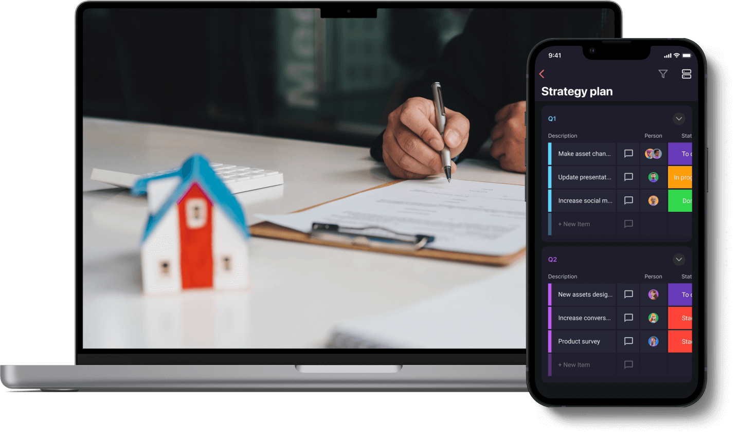 Software de gestión de proyectos inmobiliarios - Plaky™