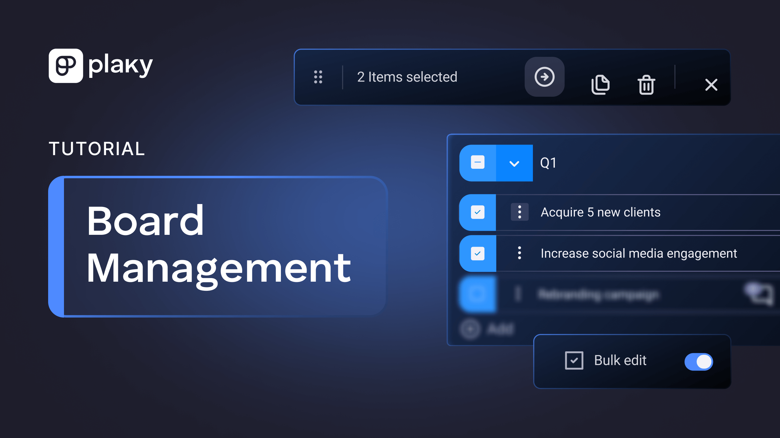 Video Tutorials - Plaky™