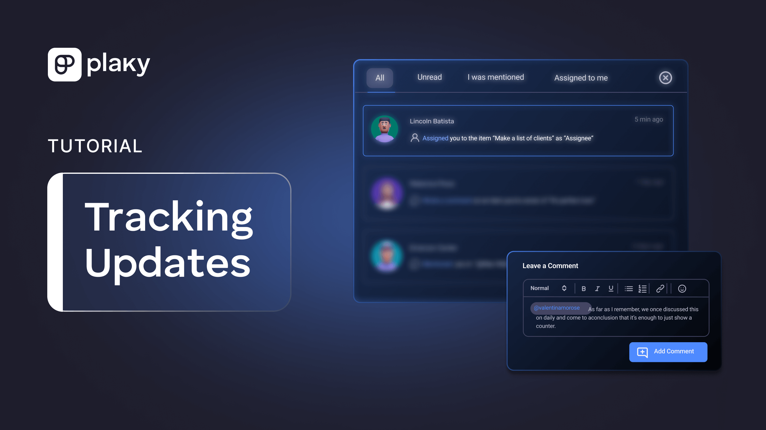 Video Tutorials - Plaky™