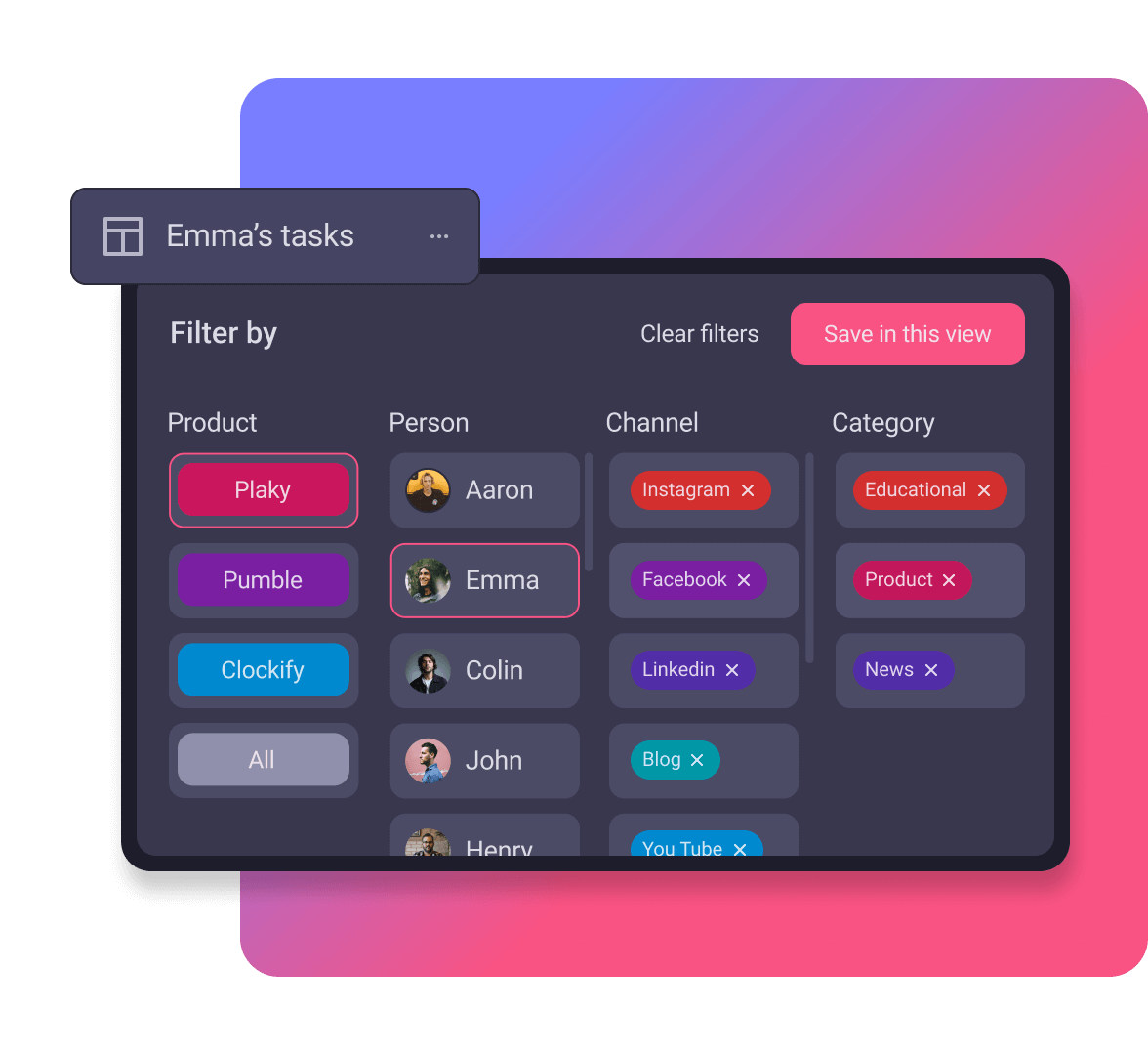 Social Media Calendar Template - Plaky™