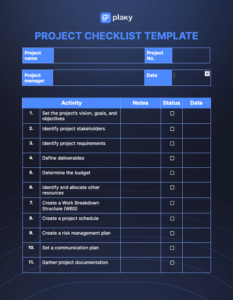 14-Step Project Management Checklist for Staying Organized