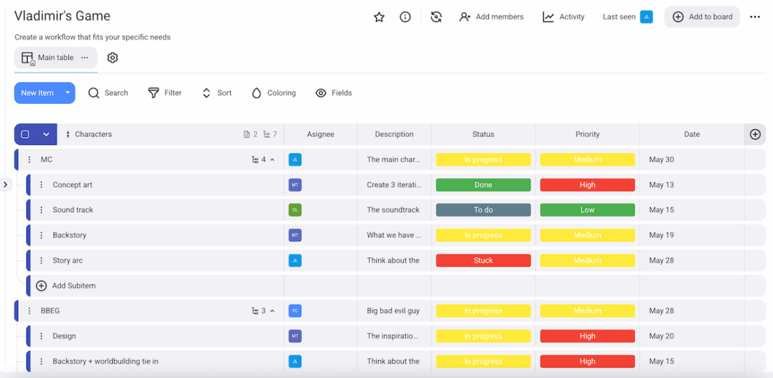 Top 7 Video Game Project Management Tools