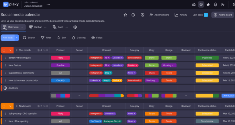 70 Social Media Content Calendar Ideas That Never Fail