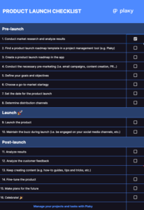 A guide to a successful product launch - Plaky
