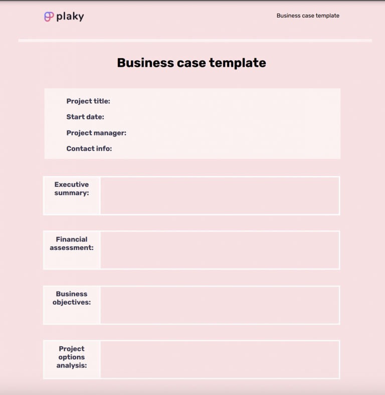 How to write a business case (+ free template included)