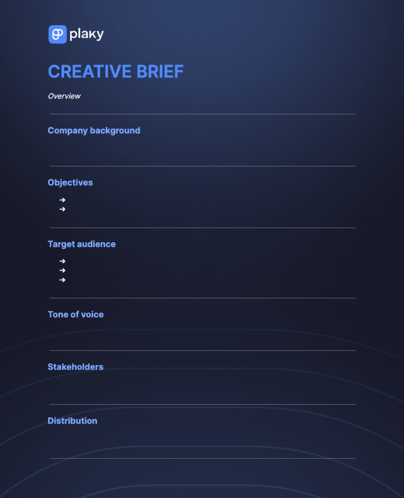 How to Write a Creative Brief (Examples and 7 Templates)