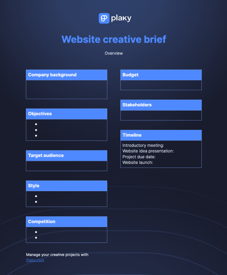 How to Write a Creative Brief (Examples and 7 Templates)