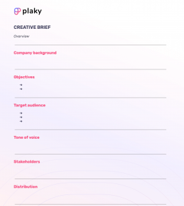 How to Write a Creative Brief (Examples and 7 Templates)