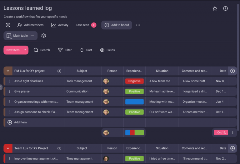 Lessons Learned in Project Management: How to Capture Them