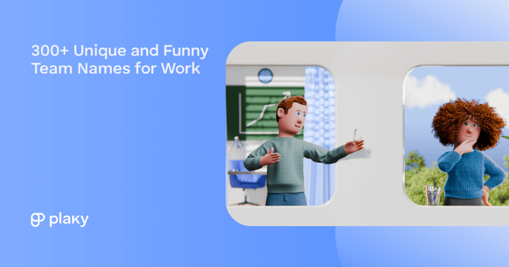 300+ Unique, Funny, & Creative Team Names for Work