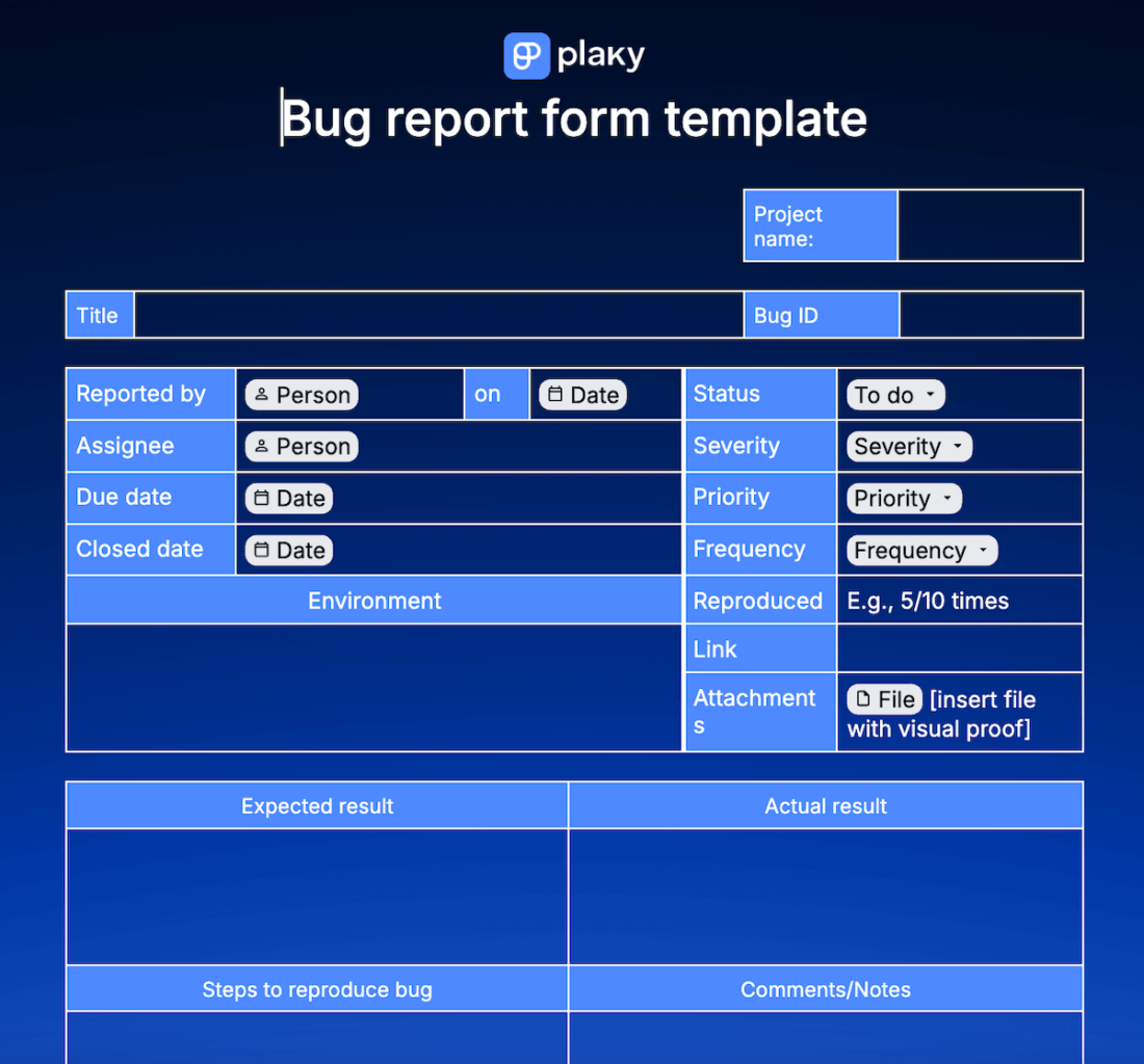 10 Bug Report Templates to Improve Your Workflow