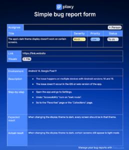 10 Bug Report Templates to Improve Your Workflow