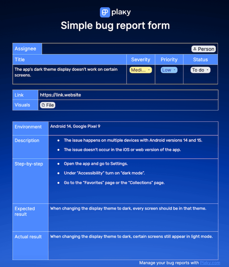 10 Bug Report Templates to Improve Your Workflow