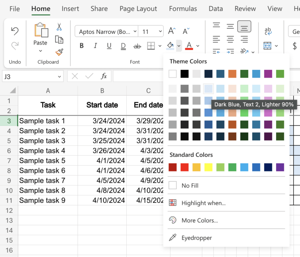 How to Make a Gantt Chart In Excel (Free Template Included)
