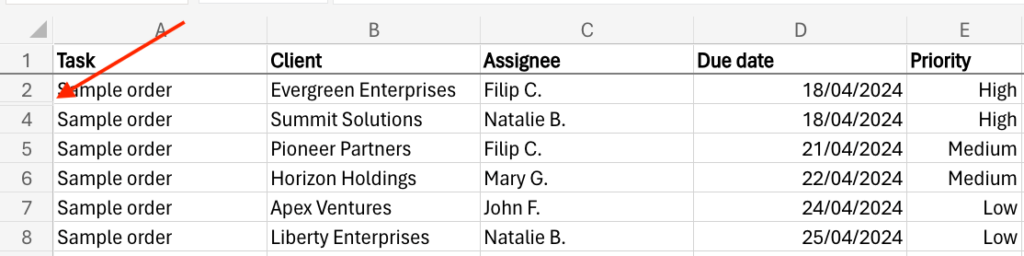 Don't Use Spreadsheets for Project Management