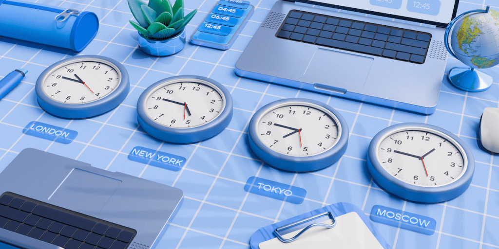 Working Across Time Zones: Pros, Cons, & Best Practices