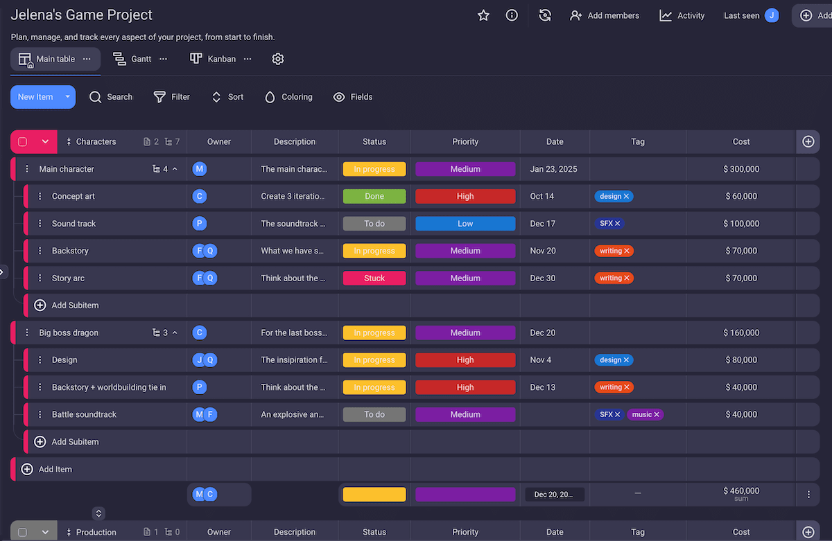 7 Best Project Management Tools for Game Development