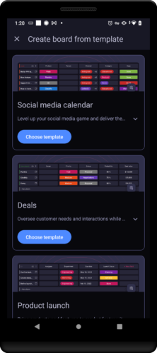 Board Template - Plaky Help