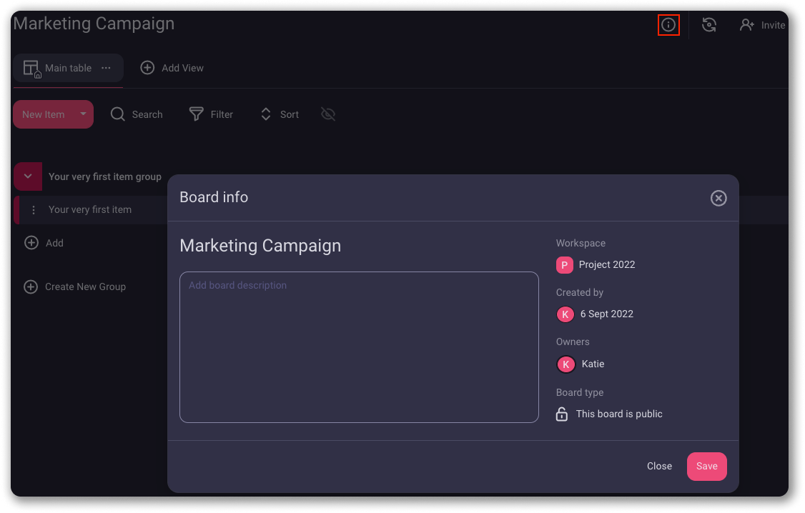 Create Your Board - Plaky Help