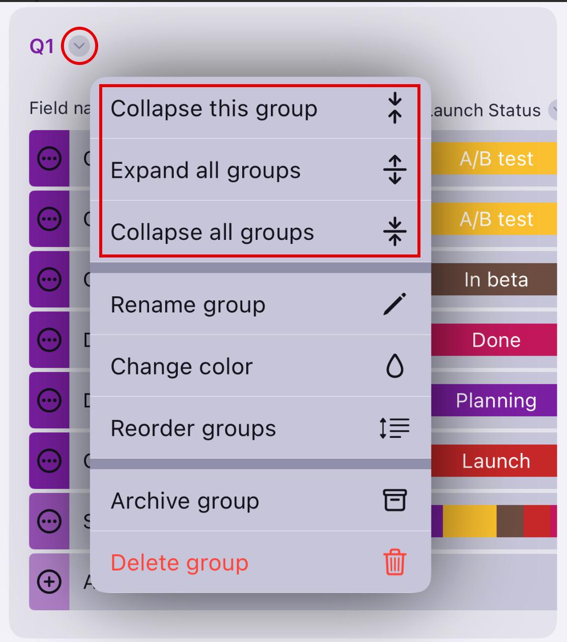 Manage Board - Plaky Help