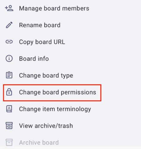 Board Permissions - Plaky Help