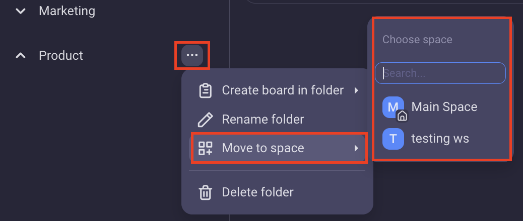 Create and Manage Folders - Plaky Help