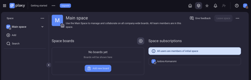 Create Space - Plaky Help