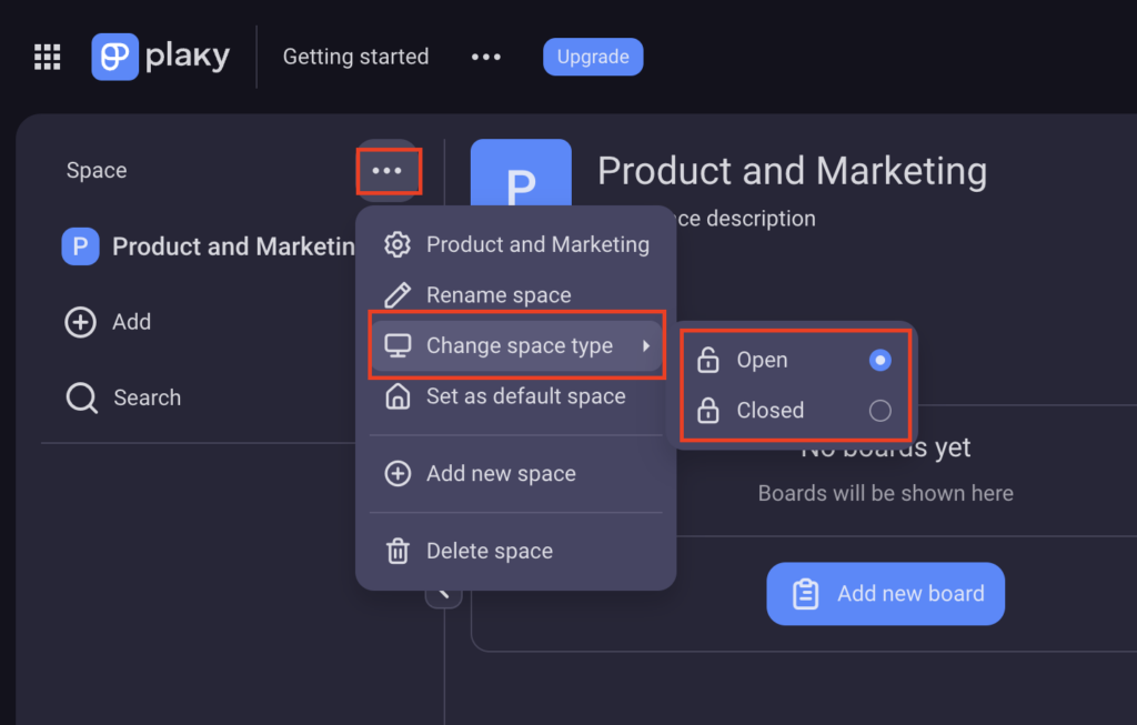 Create Space - Plaky Help