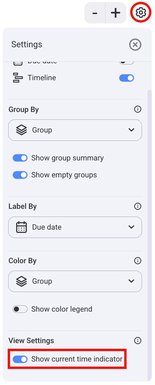 Gantt View - Plaky Help
