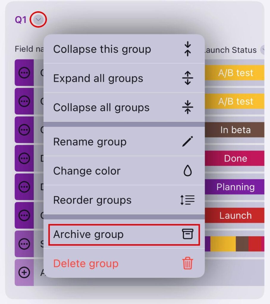 Archive section - Plaky Help