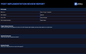 Post-Implementation Review in Project Management Explained