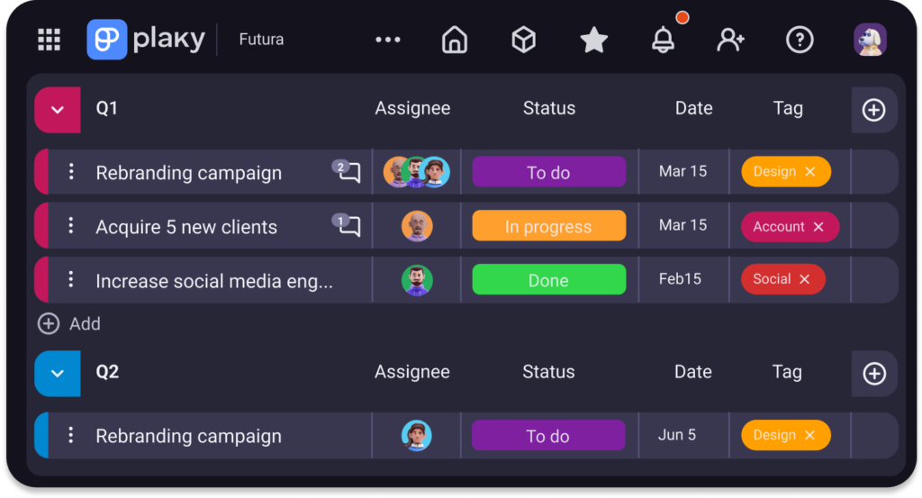 Plaky Detailed Guide for Better Organization of Tasks