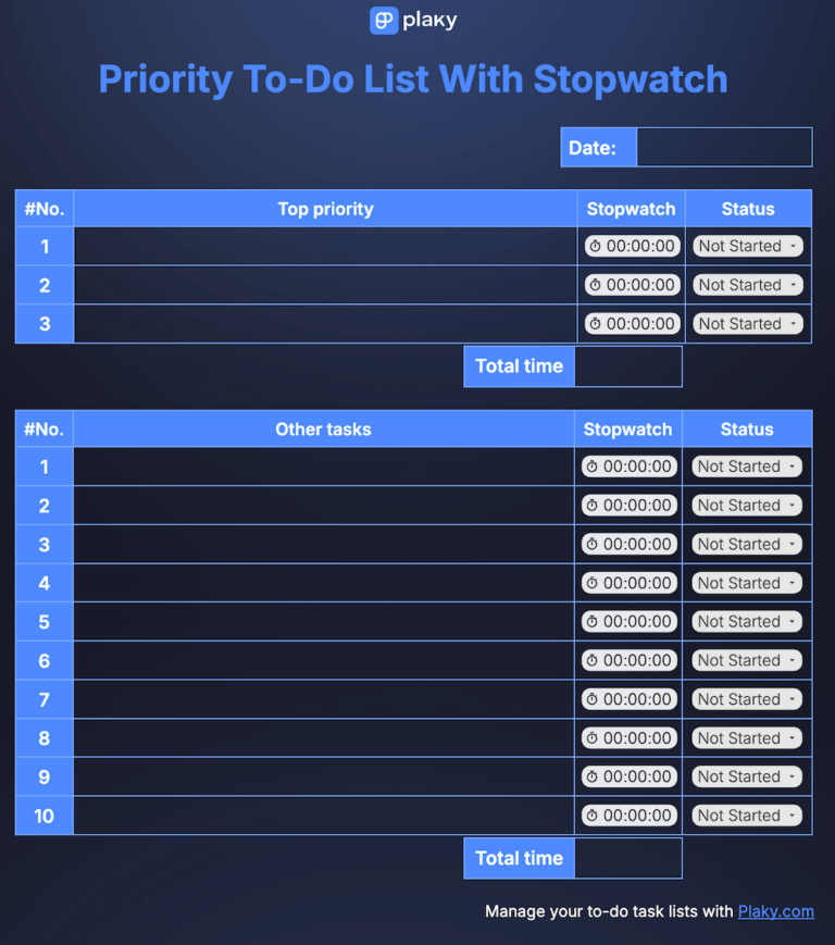 20 Free To-Do List Templates (Customizable & Printable)