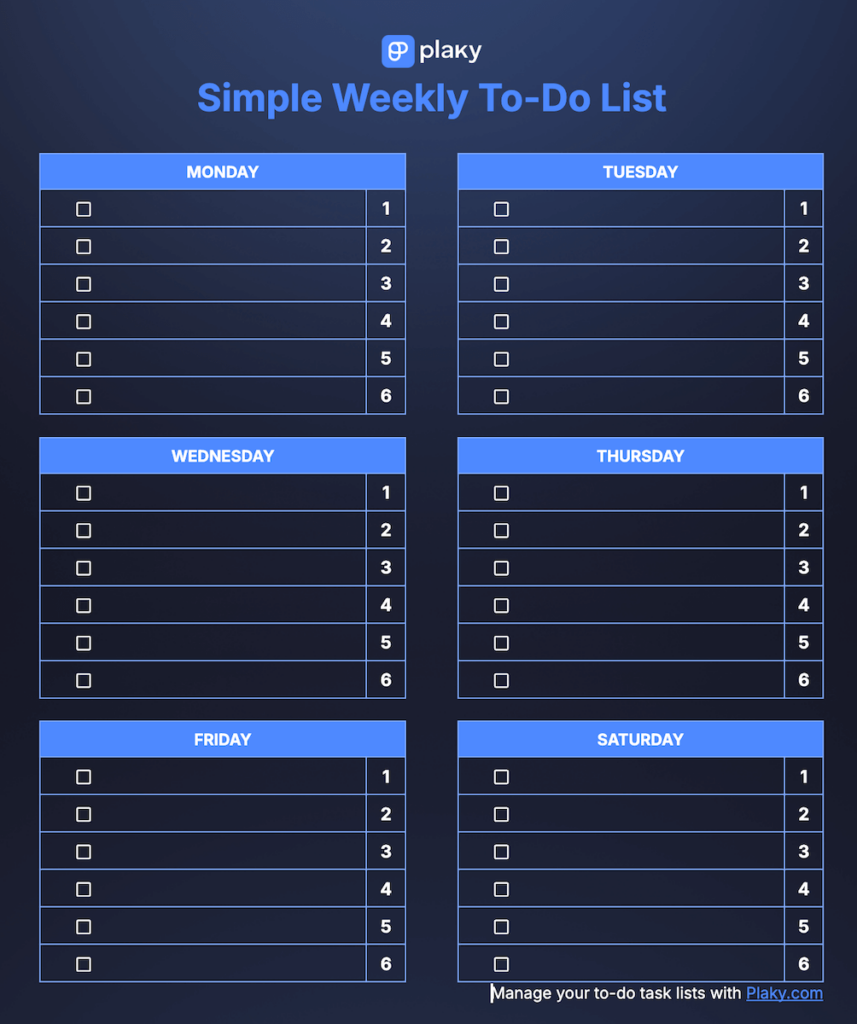 20 Free To-Do List Templates (Customizable & Printable)