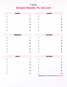 20 Free To-Do List Templates (Printable & Customizable)