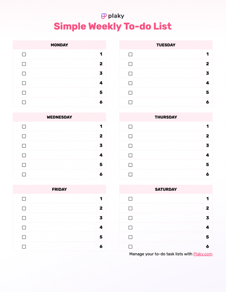 20 Free To-Do List Templates (Printable & Customizable)