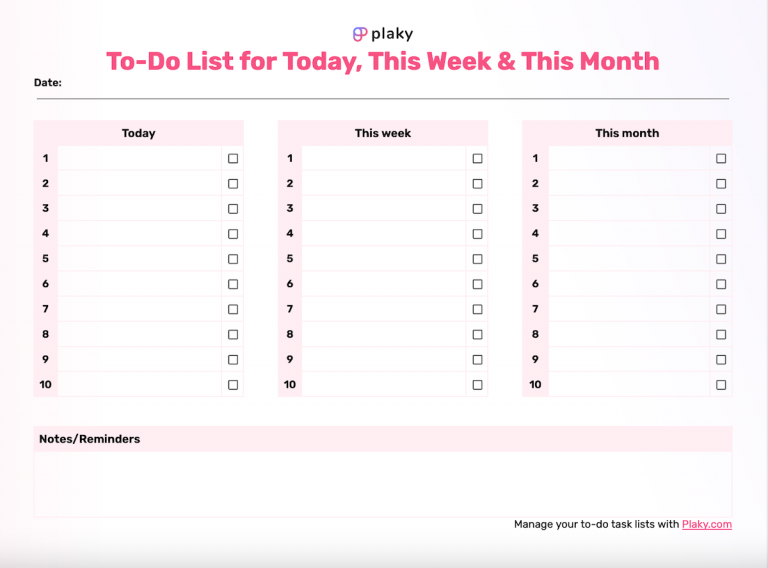 20 Free To-Do List Templates (Printable & Customizable)