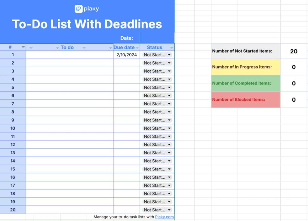 20 Free To-Do List Templates (Customizable & Printable)