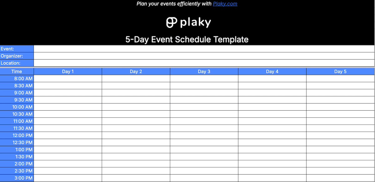 12 Free Templates for Event Planning: Simple & Customizable