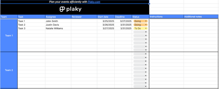 12 Free Templates for Event Planning: Simple & Customizable