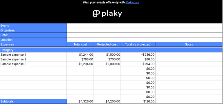 12 Free Templates for Event Planning: Simple & Customizable