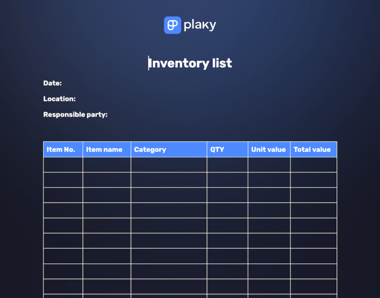 12 Free Inventory Templates to Stay Organized